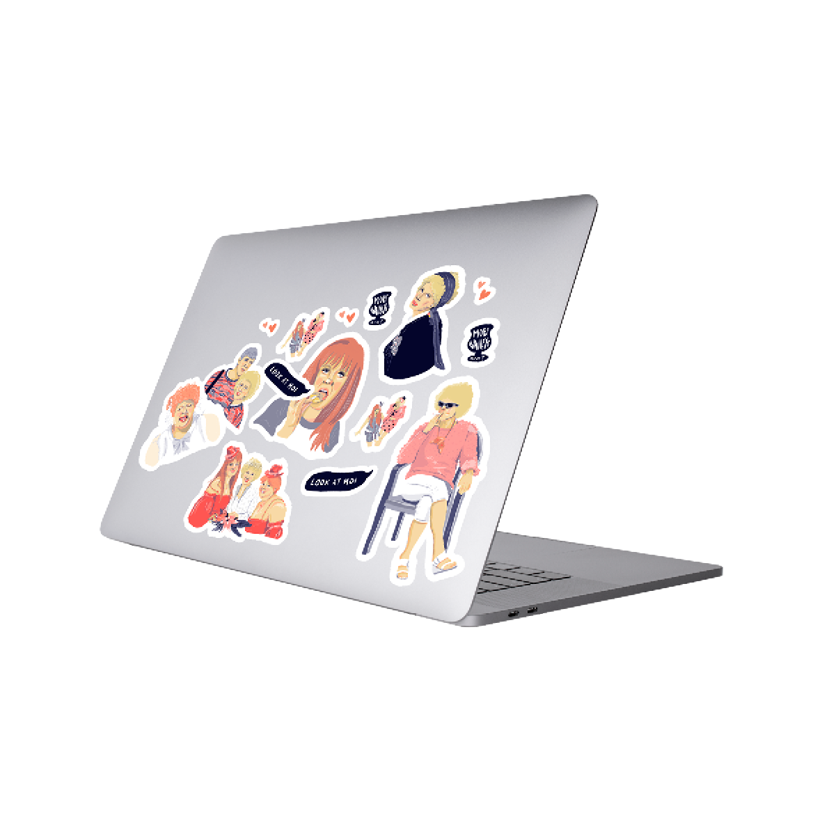 Kath & Kim Vinyl Stickers | Amy Blue Illustration